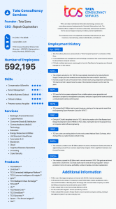 All About TCS in Resume Format